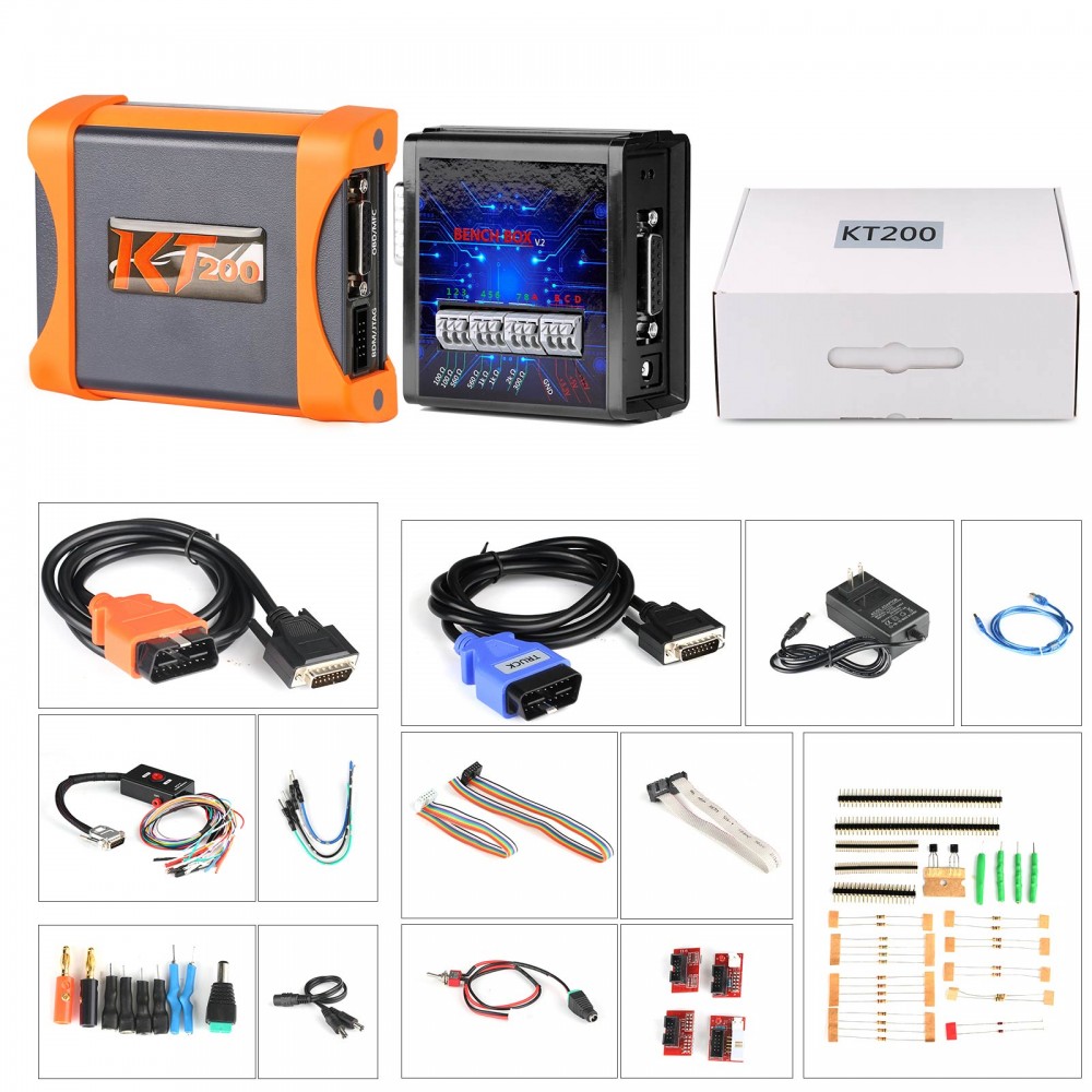 2022 KT200 ECU Programmer Master Version Support OBD BOOT BDM JTAG ...